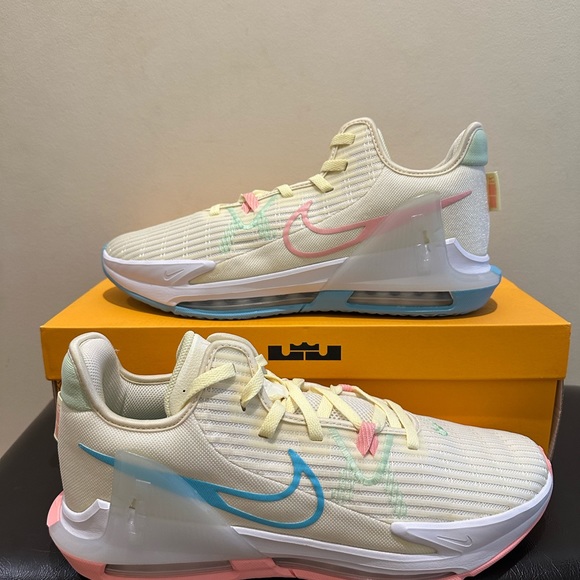 Nike | Shoes | Nib Nike Lebron Witness Vi 6 Easter Yellow Pink Blue ...